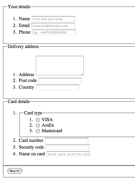 Have A Field Day With HTML5 Forms 24 Ways
